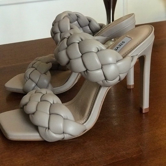 Steve Madden | Shoes | Nwt Steve Madden Kinsley Braided Slide Taupe 65 ...